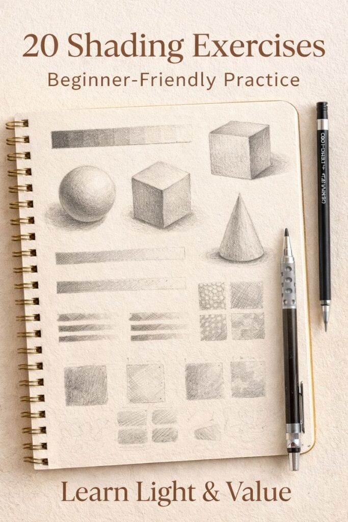 20 Shading Exercises for Beginners - aether sister☁️